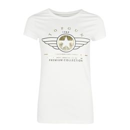 Top Gun T-Shirt ' TG20193050 ' Damen Gr&ouml;&szlig;e XS gold / schwarz / wei&szlig;