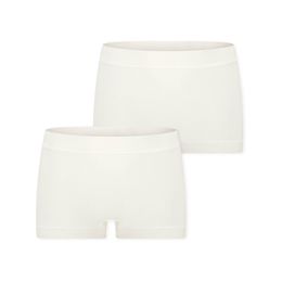 Schiesser Shorts ' Unique Cotton ' Damen Gr&ouml;&szlig;e 4XL offwhite
