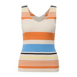 s.Oliver Sticktop Damen Gr&ouml;&szlig;e XL beige / blau / orange