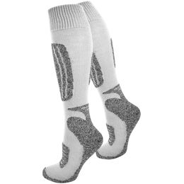 Normani Sportsocken Damen Gr&ouml;&szlig;e 35/38 schwarzmeliert / wei&szlig;