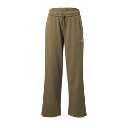adidas Sportswear Sporthose Damen Gr&ouml;&szlig;e M/L khaki / wei&szlig;
