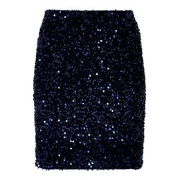 Apricot Velvet Sequin Bodycon Mini Skirt ' ' Damen Gr&ouml;&szlig;e 40 navy