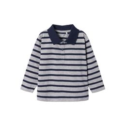 name it Poloshirt Jungen Gr&ouml;&szlig;e 122/128 dunkelblau / grau