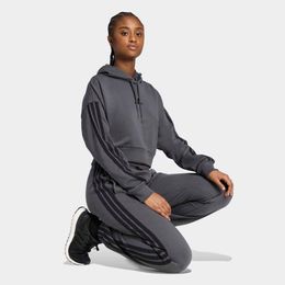 adidas Sportswear Sporthose 'Essentials' Damen Gr&ouml;&szlig;e S dunkelgrau / schwarz