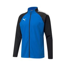 Puma Sportjacke 'TeamLiga' Jungen Gr&ouml;&szlig;e 128 blau / schwarz / wei&szlig;