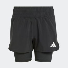 adidas Sportswear Sporthose M&auml;dchen Gr&ouml;&szlig;e 140 schwarz