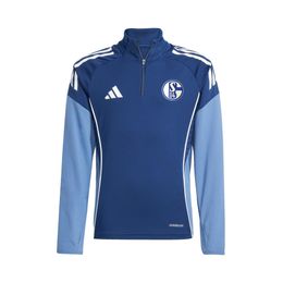 adidas Performance Sportsweatshirt Jungen Gr&ouml;&szlig;e 128 blau / cyanblau / wei&szlig;