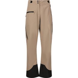 SLOPE Skihose 'Zuki' Damen Gr&ouml;&szlig;e S beige / schwarz