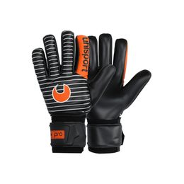 Uhlsport Sporthandschuhe Herren Gr&ouml;&szlig;e S orange / schwarz / wei&szlig;