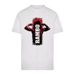 F4NT4STIC T-Shirt 'Rambo III Tying Sweatband' Herren Gr&ouml;&szlig;e XXL rot / schwarz / wei&szlig;