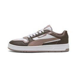 Puma Sneaker 'Court Classic Street' Herren Gr&ouml;&szlig;e 36 dunkelbeige / dunkelbraun / wei&szlig;
