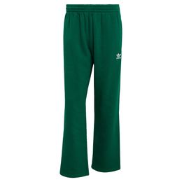 adidas originals Hose 'Trefoil Essentials Open Hem' Herren Gr&ouml;&szlig;e 40/42 gr&uuml;n
