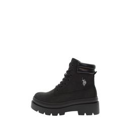 U.S. Polo Assn. Schn&uuml;rstiefelette 'Shova001' Damen Gr&ouml;&szlig;e 42 schwarz Winterschuhe