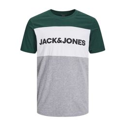 Jack & Jones Jack & Jones T-Shirt Herren Gr&ouml;&szlig;e S graumeliert / tanne / schwarz / wei&szlig;