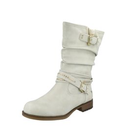 Mustang Stiefel Damen Gr&ouml;&szlig;e 36 creme / gold Winterschuhe