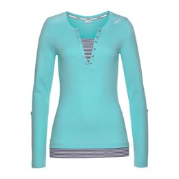 Kangaroos Shirt Damen Gr&ouml;&szlig;e XS marine / t&uuml;rkis / wei&szlig;