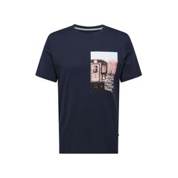 s.Oliver T-Shirt Herren Gr&ouml;&szlig;e M navy / rosa / wei&szlig;