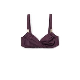 CALZEDONIA Bikinitop Damen Gr&ouml;&szlig;e 85/95 aubergine