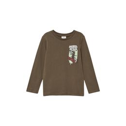 s.Oliver Shirt Jungen Gr&ouml;&szlig;e 116/122 braun / gr&uuml;n / wei&szlig;
