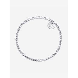 Classyandfabulous Jewelry Armband 'CLASSYANDFABULOUS Beaded' Damen Gr&ouml;&szlig;e 18 cm silber