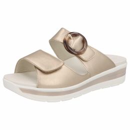 SOLIDUS Pantolette Damen Gr&ouml;&szlig;e 38 champagner