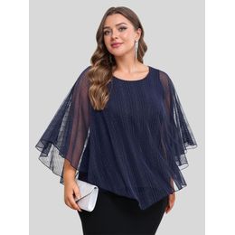 Lapaplus Bluse Damen Gr&ouml;&szlig;e XXL blau