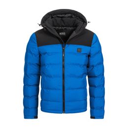 INDICODE Jeans Winterjacke 'Eberhardy' Herren Gr&ouml;&szlig;e M blau / schwarz
