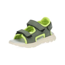 Geox Offene Schuhe Jungen Gr&ouml;&szlig;e 27 neongelb / oliv