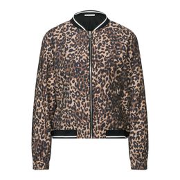 Street One Blouson mit Leo-Muster Damen Gr&ouml;&szlig;e L braun