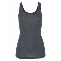 Schiesser Top Damen Gr&ouml;&szlig;e 4XL nachtblau / wei&szlig;