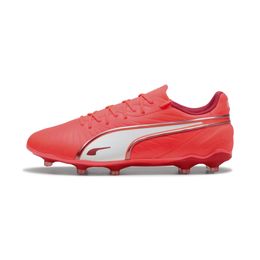 Puma Fu&szlig;ballschuh 'King Match' Herren Gr&ouml;&szlig;e 46 melone / wei&szlig;