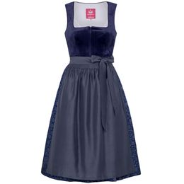 Spieth & Wensky Spieth & Wensky Dirndl 'Frieda -Vendewaa' Damen Gr&ouml;&szlig;e 32 blau