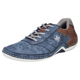 Rieker Sportlicher Schn&uuml;rschuh Herren Gr&ouml;&szlig;e 44 navy / sepia / taupe