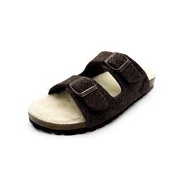 THIES Pantolette 'THIES 1856 Recycled Wool Sandal' Damen Gr&ouml;&szlig;e 37 braun