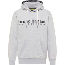 Bruno Banani Sweatshirt 'ALLISON ' Herren Gr&ouml;&szlig;e M graumeliert / schwarz