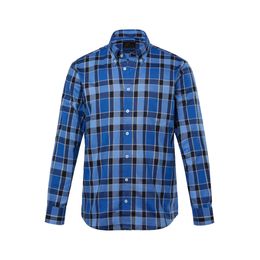 JP1880 Hemd Herren Gr&ouml;&szlig;e 6XL blau / schwarz / wei&szlig;
