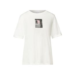 Street One Studio T-Shirt Damen Gr&ouml;&szlig;e L rosa / schwarz / offwhite