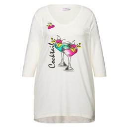 MIAMODA Shirt Damen Gr&ouml;&szlig;e 8XL mischfarben / wei&szlig;