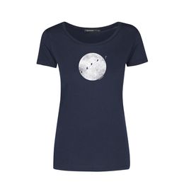 Greenbomb T-Shirt 'Nature Penguin Hike' Damen Gr&ouml;&szlig;e M navy / grau