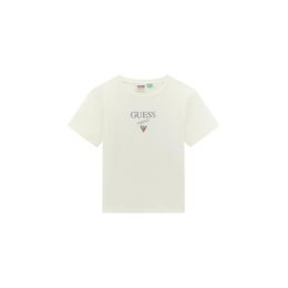 GUESS Originals T-Shirt Damen Gr&ouml;&szlig;e L creme / rot / schwarz
