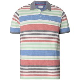 Babista Poloshirt ' Vallivi ' Herren Gr&ouml;&szlig;e L blau / rostbraun / rot / wei&szlig;