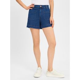 Y.A.S YAS Shorts 'YASNema' Damen Gr&ouml;&szlig;e 25/26 blue denim