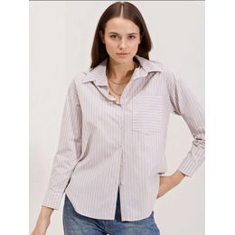 Bigdart Bluse Damen Gr&ouml;&szlig;e XXL mauve / wei&szlig;