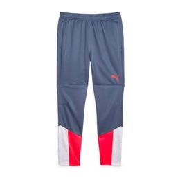Puma Sporthose 'IndividualCUP' Herren Gr&ouml;&szlig;e S taubenblau / rot / wei&szlig;