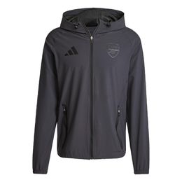 adidas Performance Trainingsjacke 'Arsenal Tiro 25 Competition Vis Tech Travel ' Herren Gr&ouml;&szlig;e L grau / schwarz