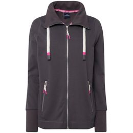Lauras&oslash;n Sweatjacke Damen Gr&ouml;&szlig;e L dunkelgrau