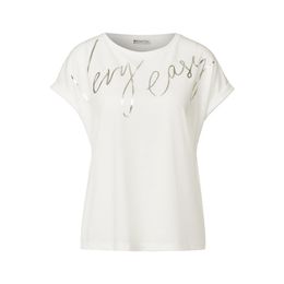 Street One T-Shirt Damen Gr&ouml;&szlig;e XXL silbergrau / offwhite