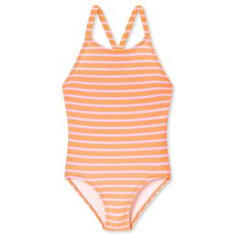 Schiesser Badeanzug ' Aqua Kids ' M&auml;dchen Gr&ouml;&szlig;e 92 orange / hellrot