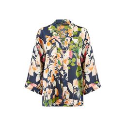 Mela London Kimono Damen Gr&ouml;&szlig;e S navy / hellgr&uuml;n / dunkelorange / wei&szlig;