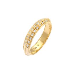 Elli DIAMONDS Ring Verlobung 'Eternity' Damen Gr&ouml;&szlig;e 52 gold